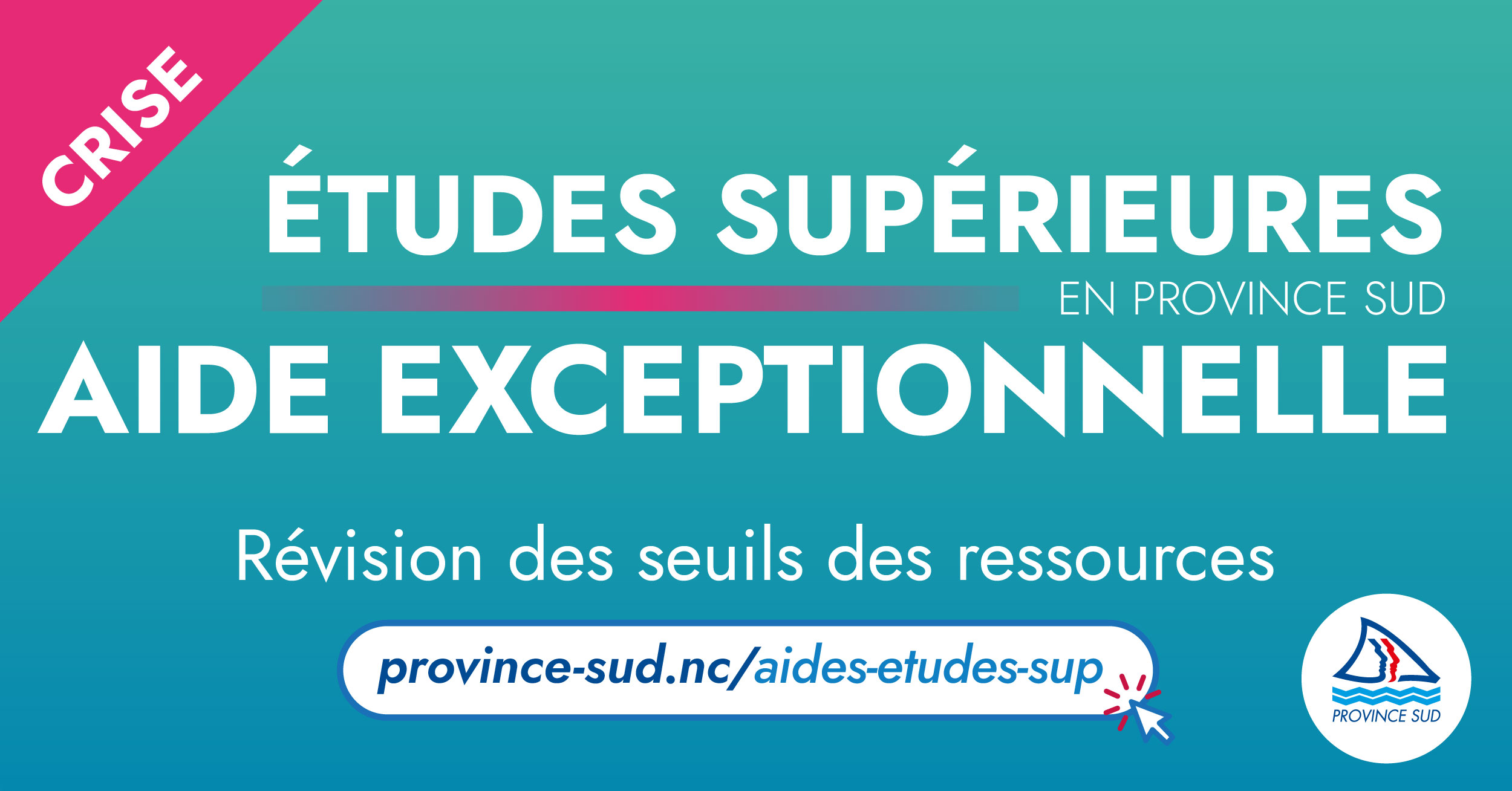 Aide exceptionnelle aux études supérieures en province Sud | Espace Jeunes province Sud