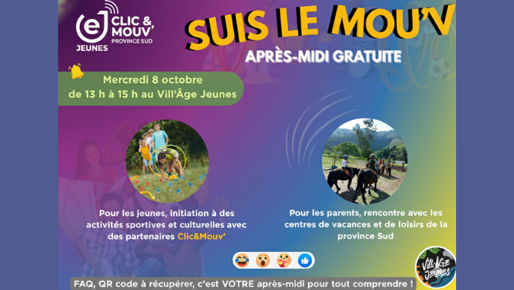 Suis le mou'v ! | Espace Jeunes province Sud